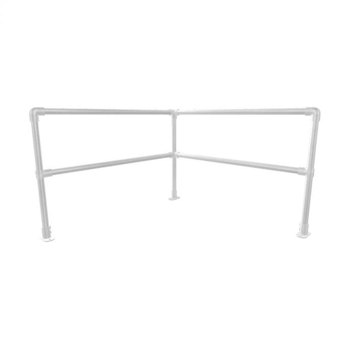 Safety Railing Modulair | Staal 48.3 mm | Hoek